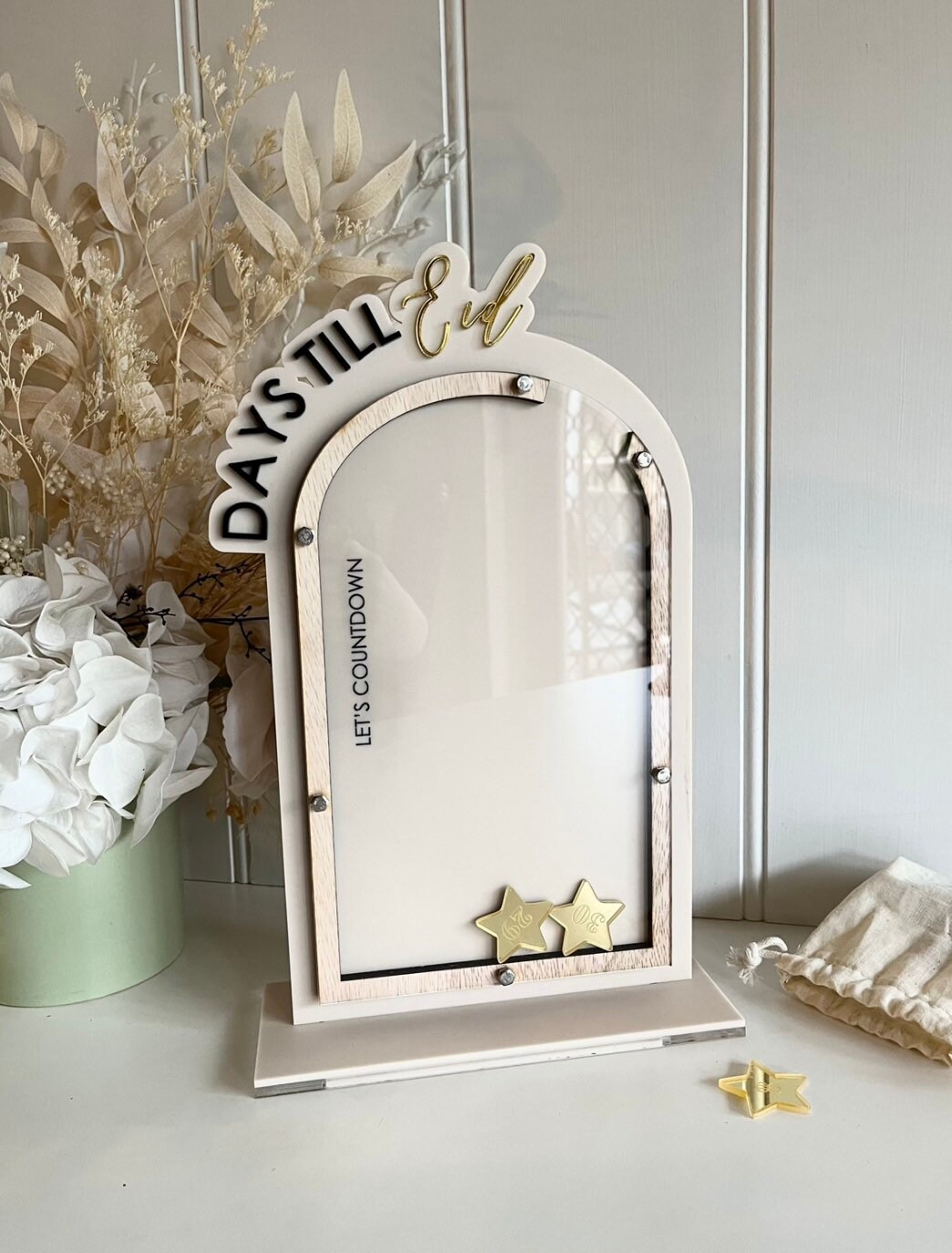 Arched Ramadan Dropbox Countdown Till Eid Jar Freestanding - Etsy