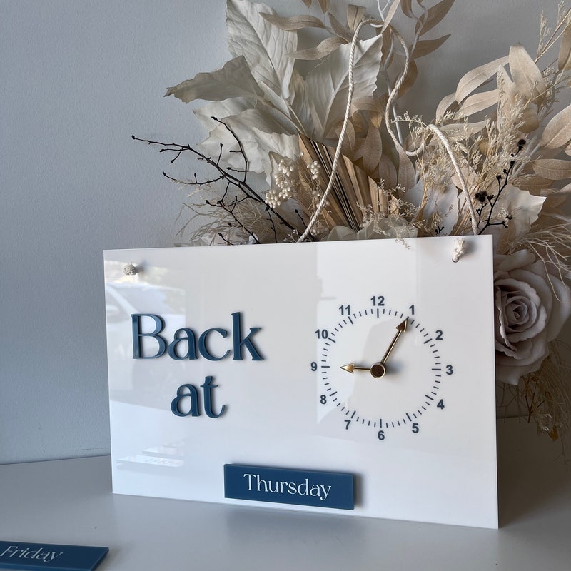 Be Right Back Sign - Etsy