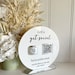 Round Printed Social Instagram Sign Freestanding - Etsy