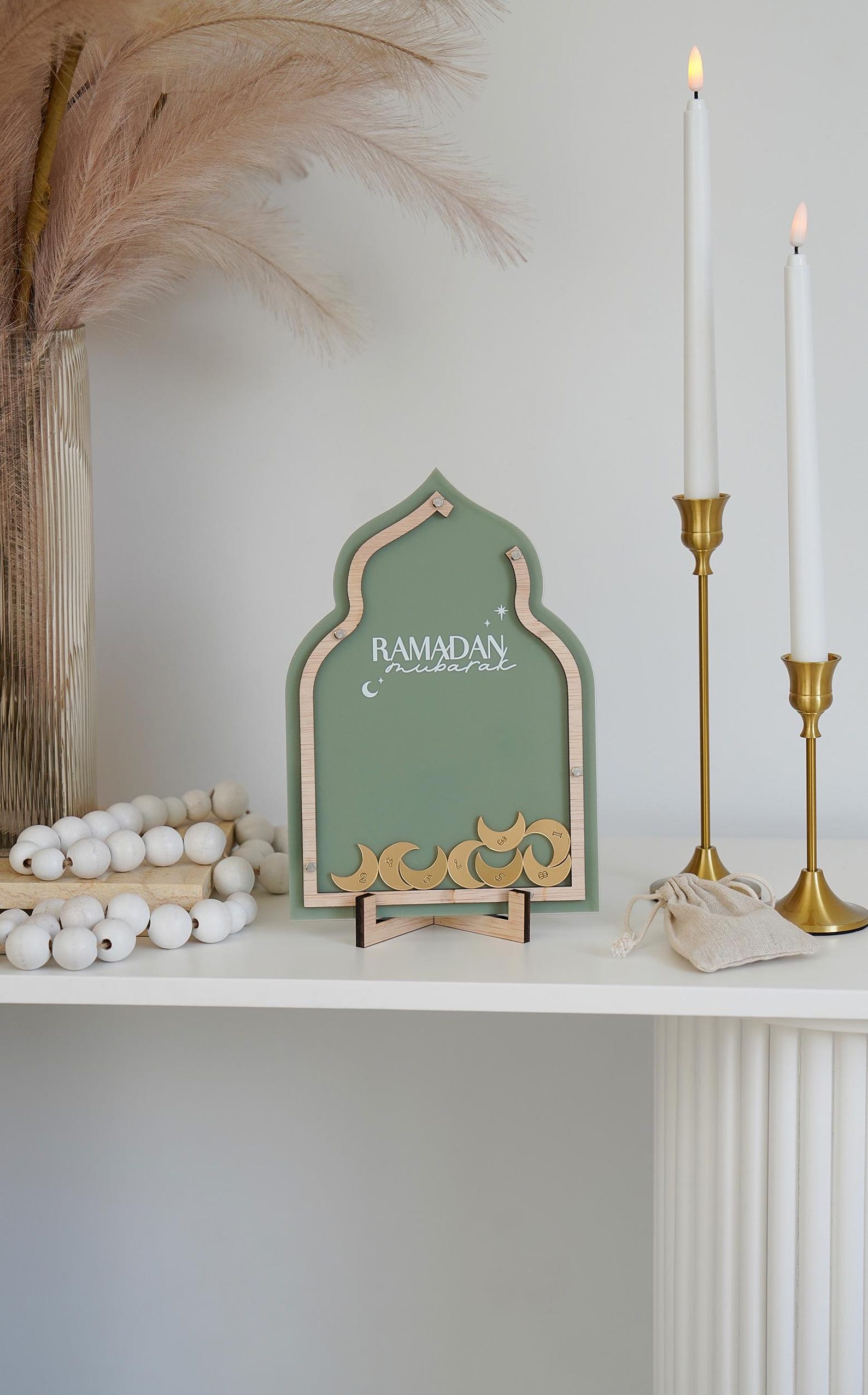 Dome Ramadan Dropbox Countdown Till Eid Jar Freestanding - Moons - Etsy
