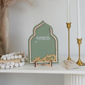 Dome Ramadan Dropbox Countdown Till Eid Jar Freestanding - Moons - Etsy