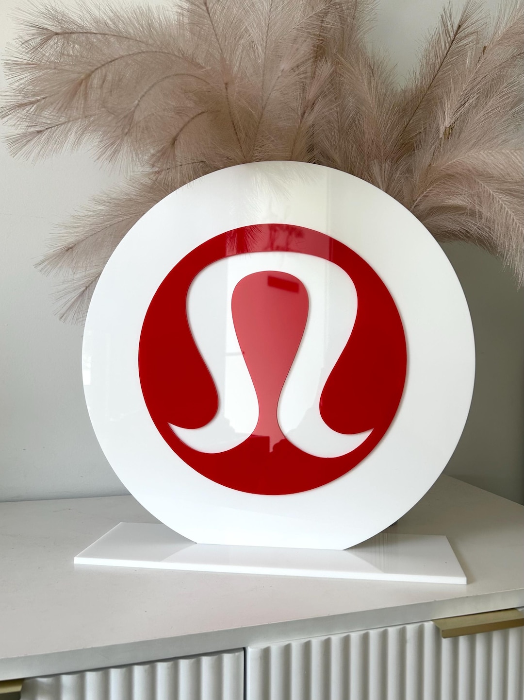 Round Freestanding Business Logo Signage - Etsy