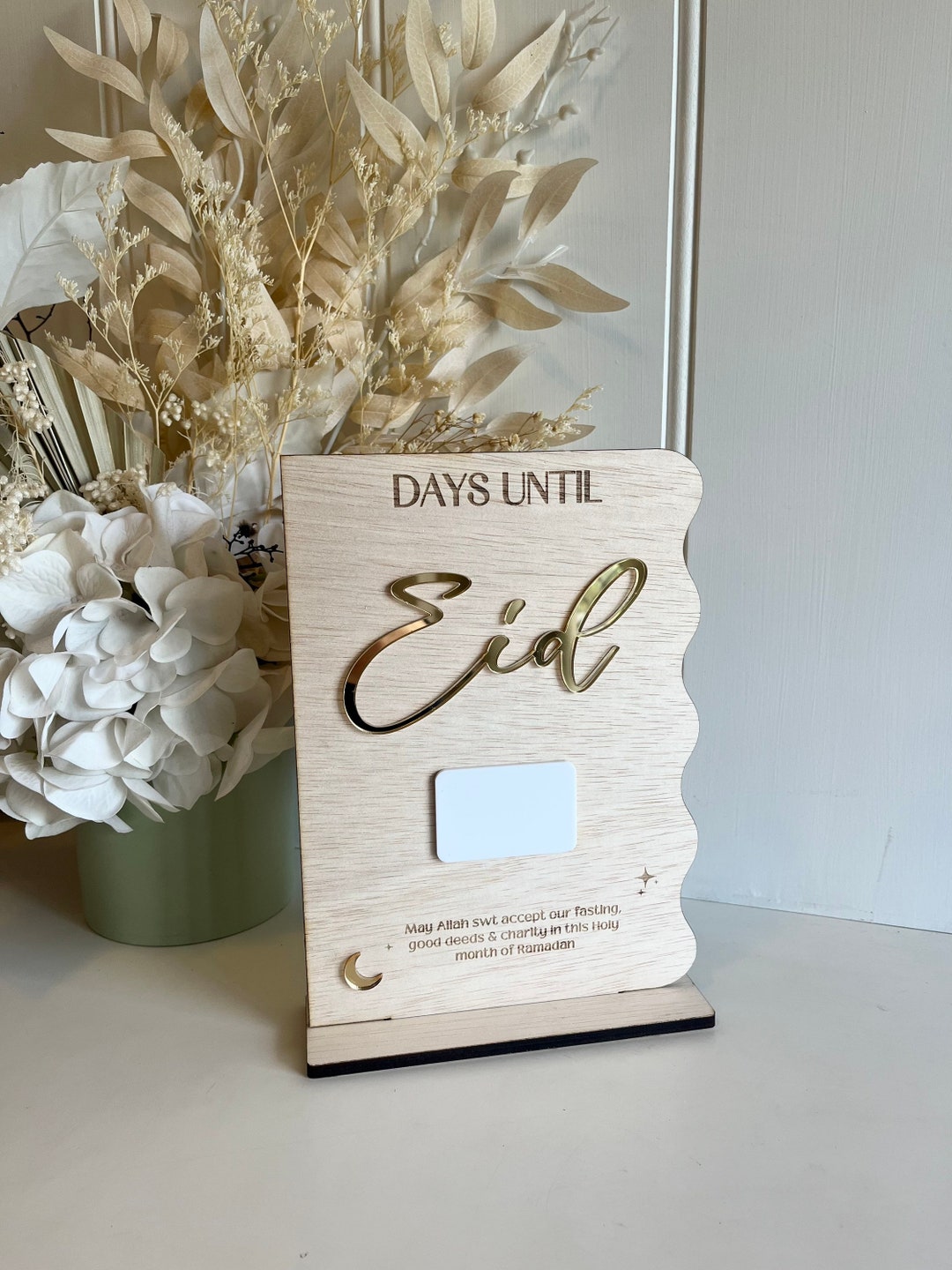 Wavy Days Until Eid Freestanding - Etsy