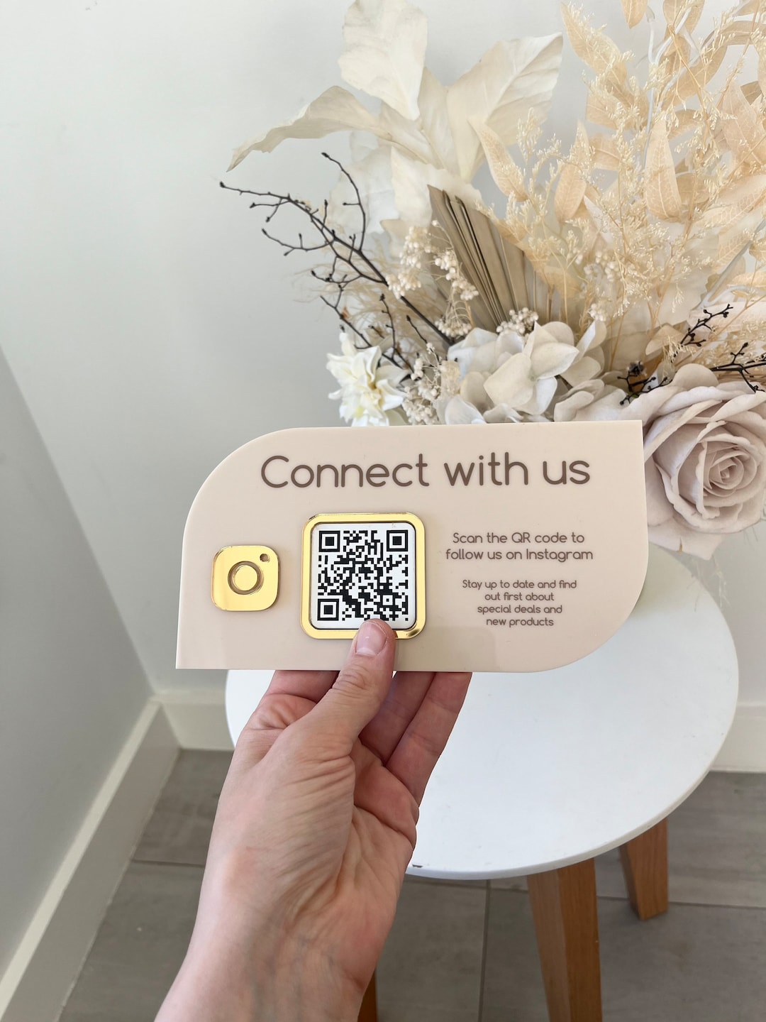 Connect With Us Wall Sign - Etsy