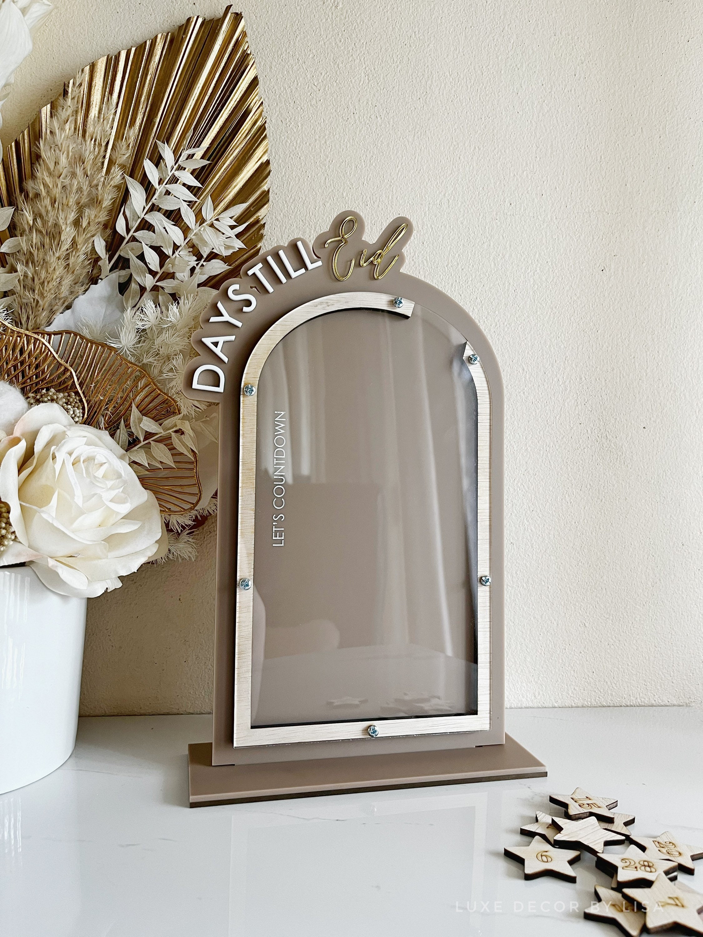 Arched Ramadan Dropbox Countdown Till Eid Jar Freestanding - Etsy