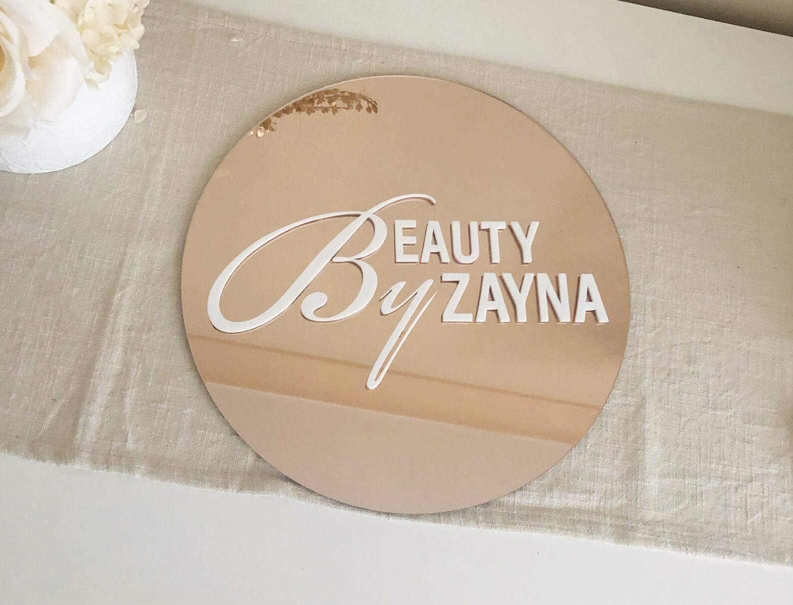 Custom Round Business Signage - Etsy