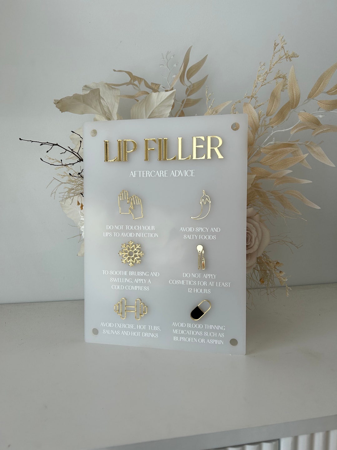 Lip Filler Sign - Etsy