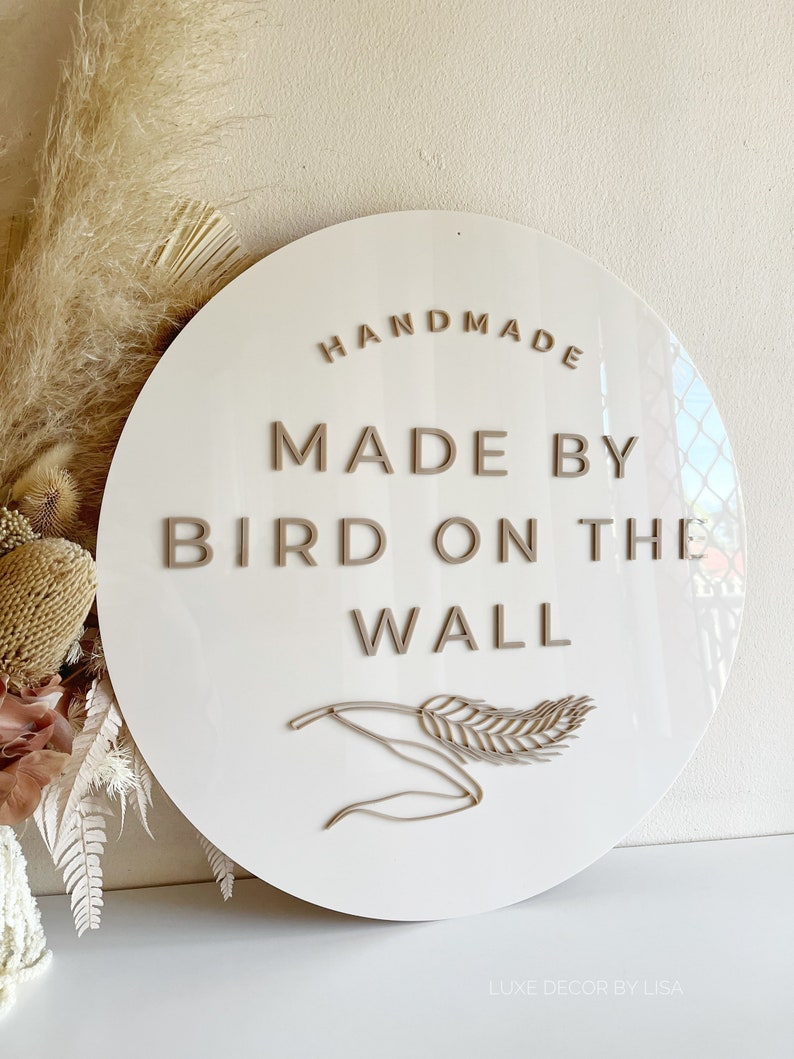 Custom Round Business Signage - Etsy