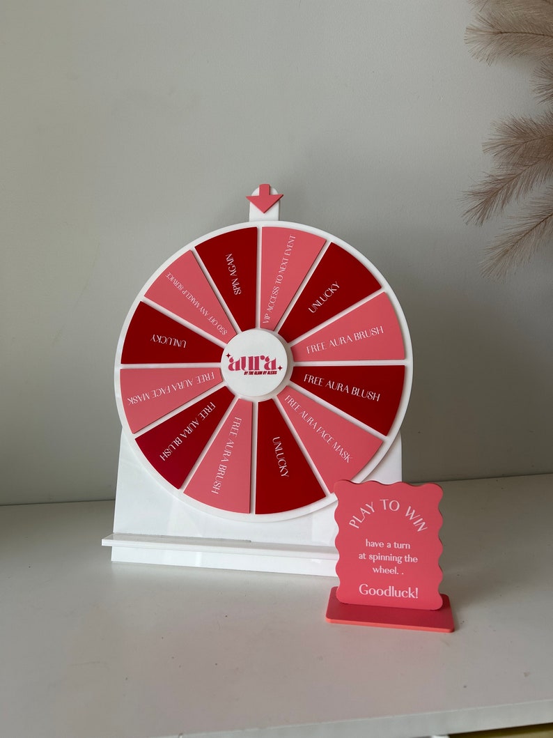 Spin the Wheel - Custom Style - Medium Size, Double Coloured (12 Spots ...