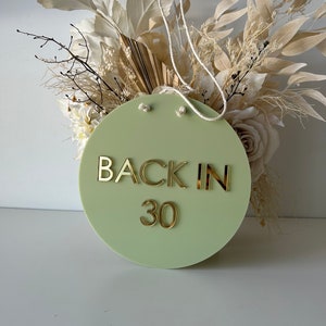 Circle Back in Sign Double Sided - Etsy