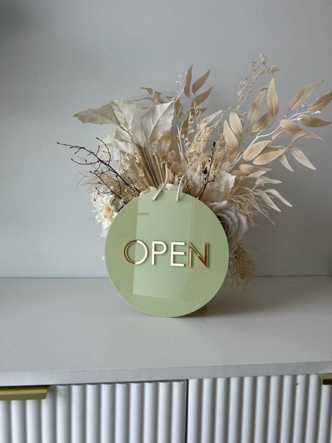 Circle Open/closed Sign - Double Sided - Etsy