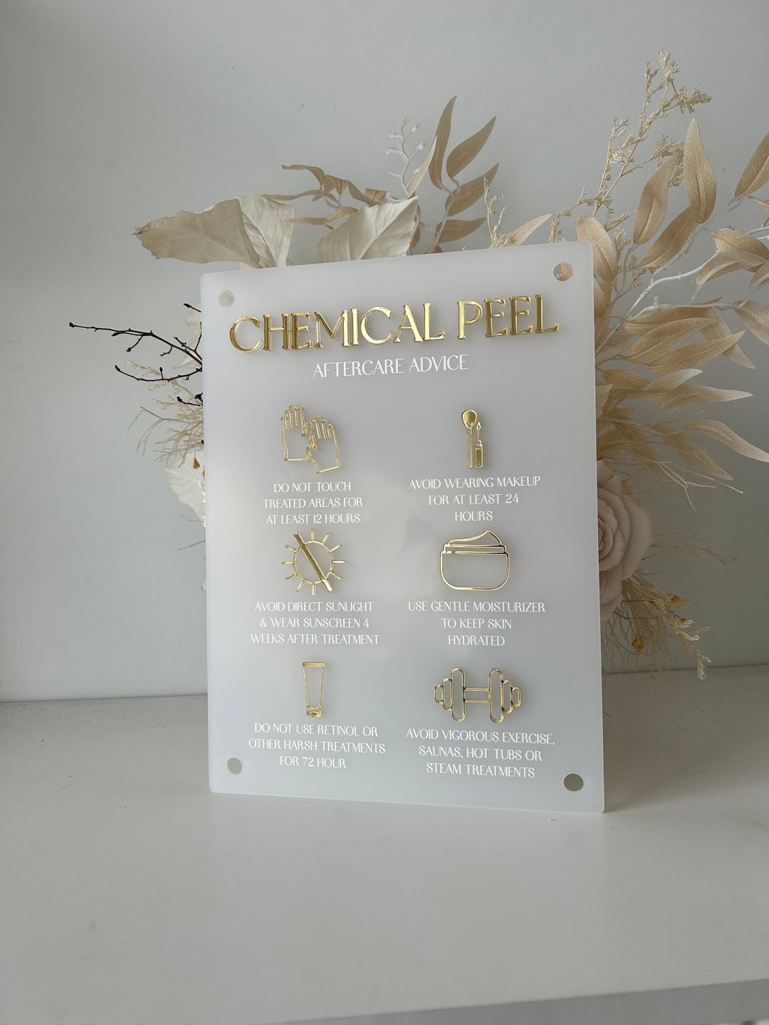 Chemical Peel Sign - Etsy