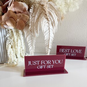 Mini Signs Acrylic Market/pop up Stall Business Signs - Rectangles - Etsy