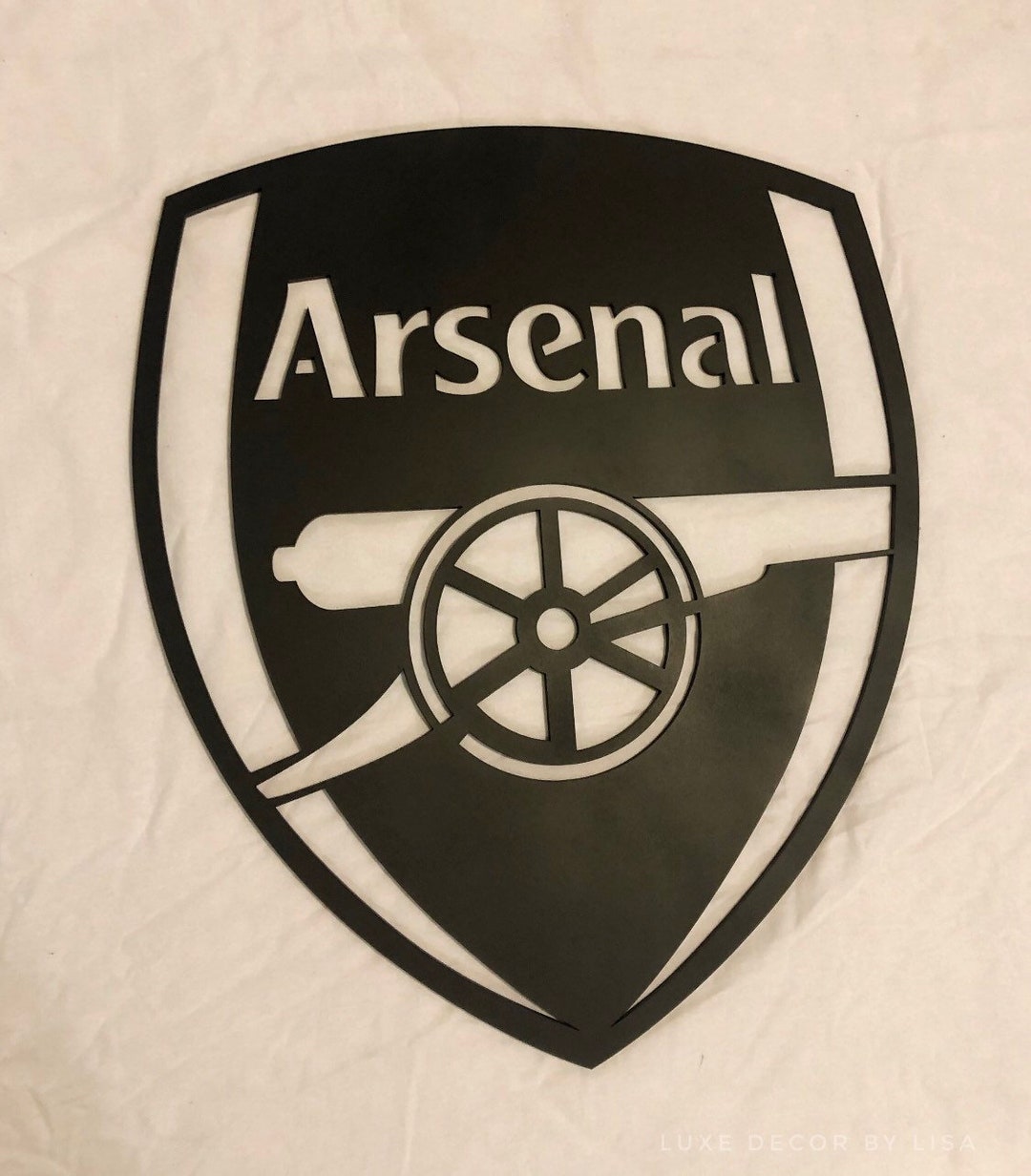 Arsenal Detailed Logo Sign Wooden Premier League Football - Etsy