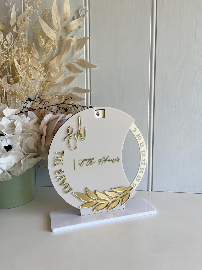 3D Days Till Eid Spinning Style 1 Countdown Till Eid Ramadan - Etsy