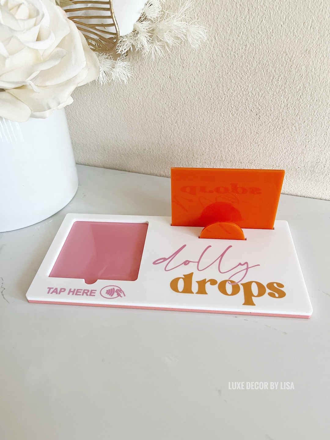 Square Reader Stand and Business Card Holder Style 1 - Etsy