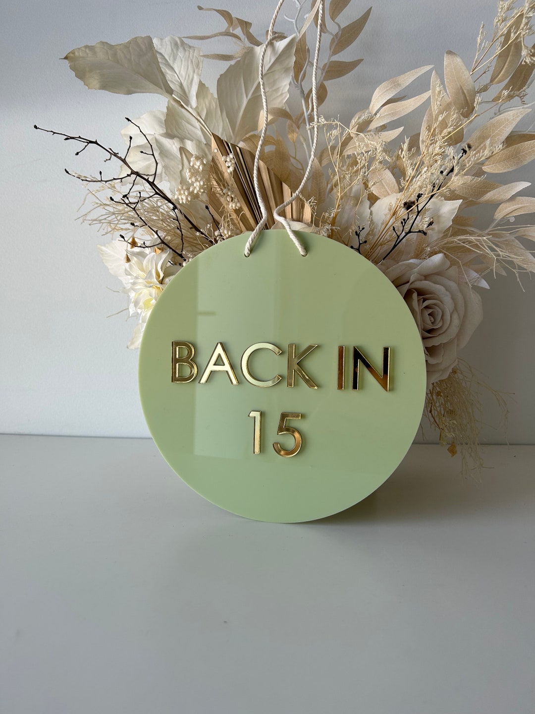 Circle Back in Sign Double Sided - Etsy