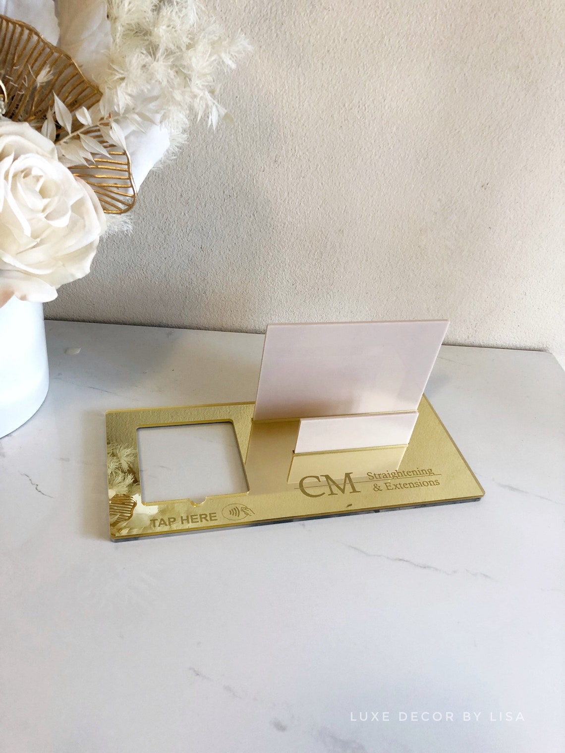 Square Reader Stand and Business Card Holder Style 1 - Etsy