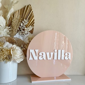 Round Freestanding Business Logo Signage - Etsy