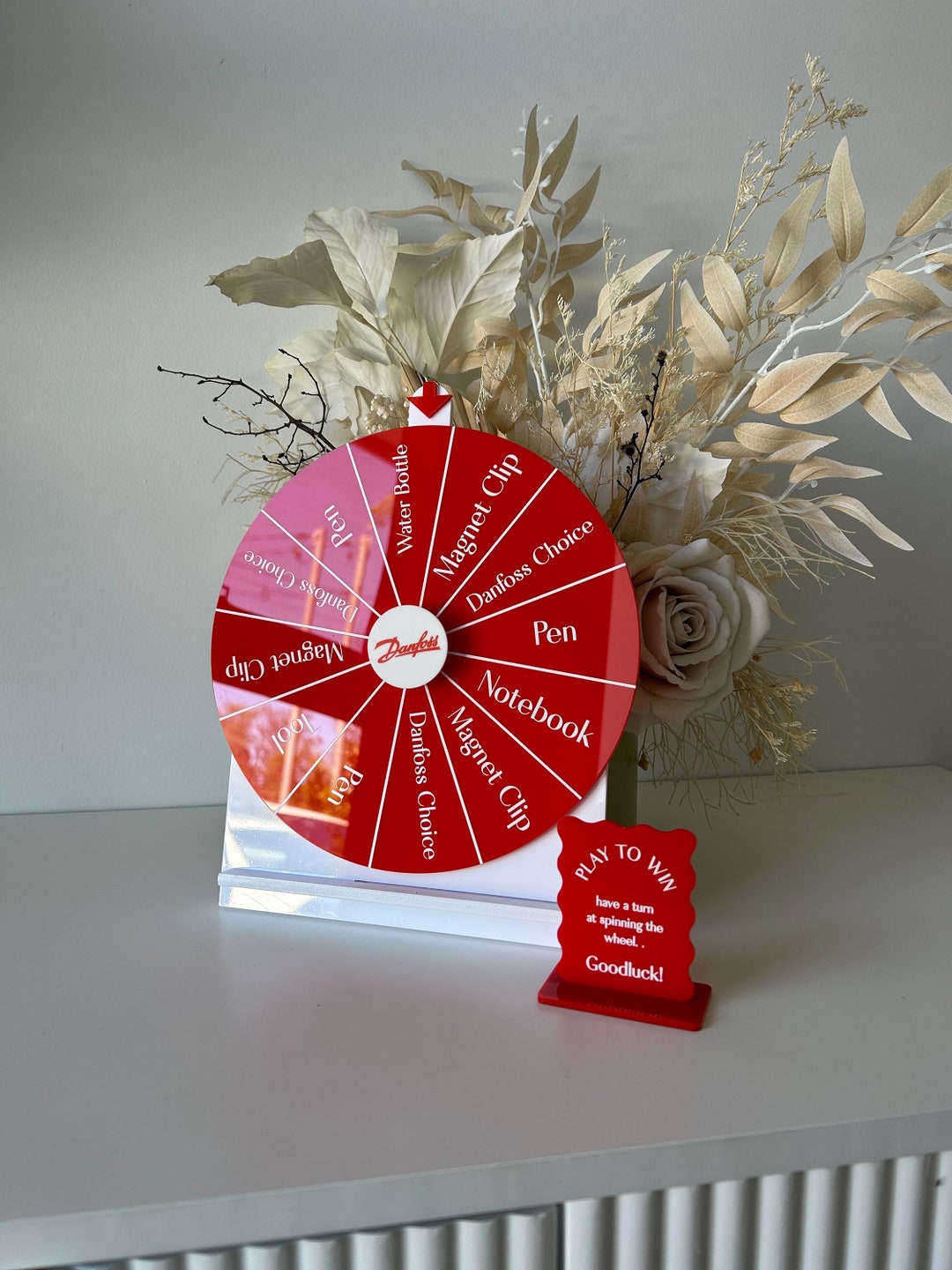 Spin the Wheel - Blank or Custom Style - Small Size (12 Options) - Etsy