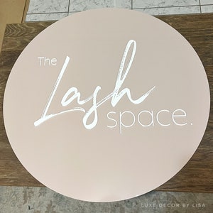 Custom Round Business Signage - Etsy