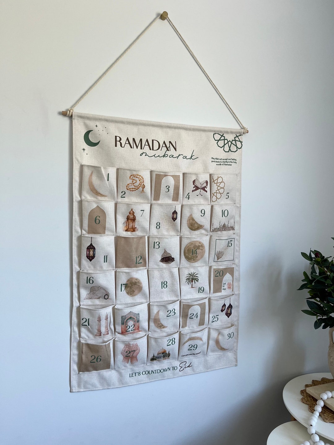 Ramadan Bag Countdown - Etsy