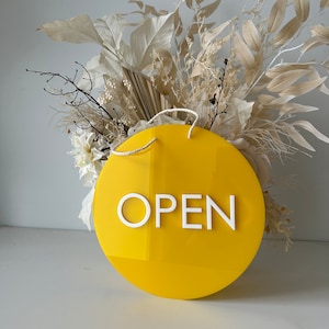 Circle Open/closed Sign - Double Sided - Etsy