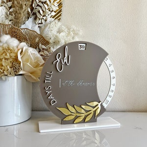 3D Days Till Eid Spinning Style 1 Countdown Till Eid Ramadan Decor - Etsy