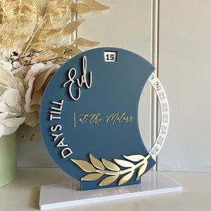 3D Days Till Eid Spinning Style 1 Countdown Till Eid Ramadan Decor - Etsy