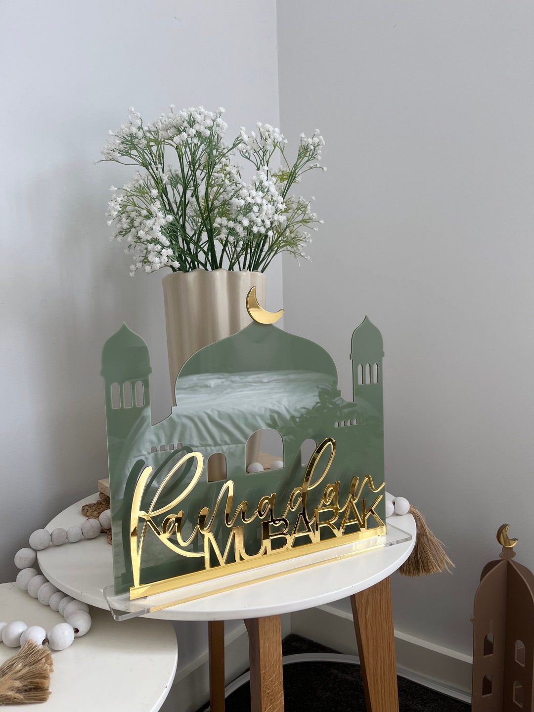 Ramadan Mubarak Mosque Freestanding Sign - Style 1 - Etsy