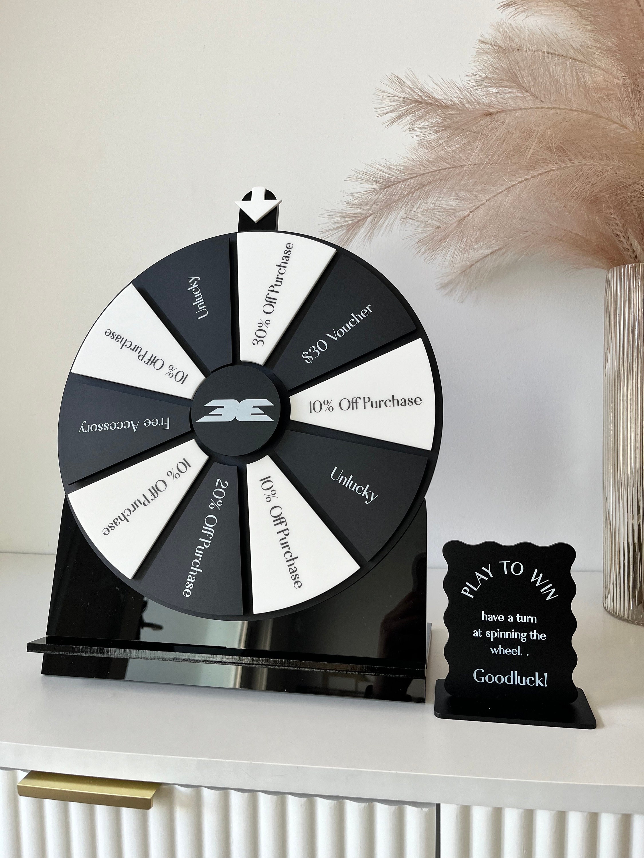 Spin the Wheel - Custom Style - Medium Size, Double Coloured (10 Spots ...
