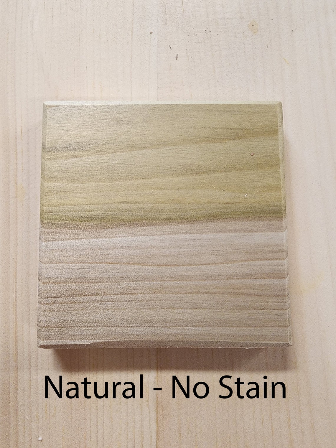 Handmade Tulip Poplar Wood Coasters- Set of 4 - Stain Options Available ...