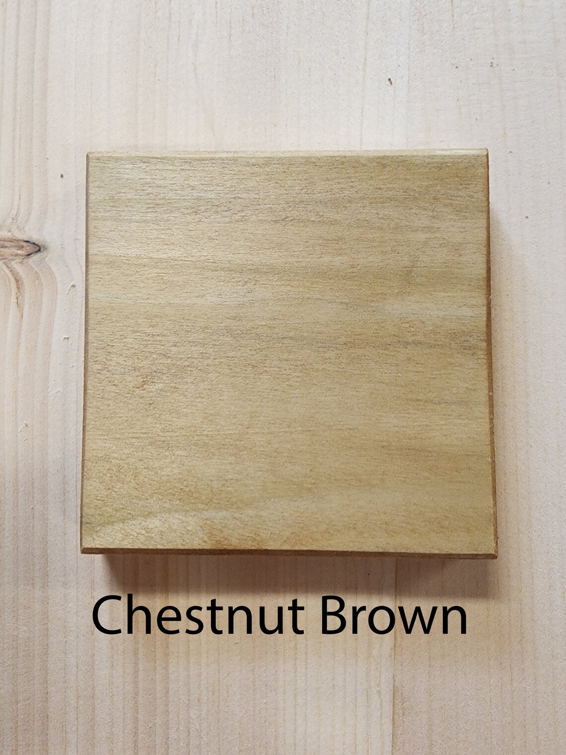 Handmade Tulip Poplar Wood Coasters- Set of 4 - Stain Options Available ...