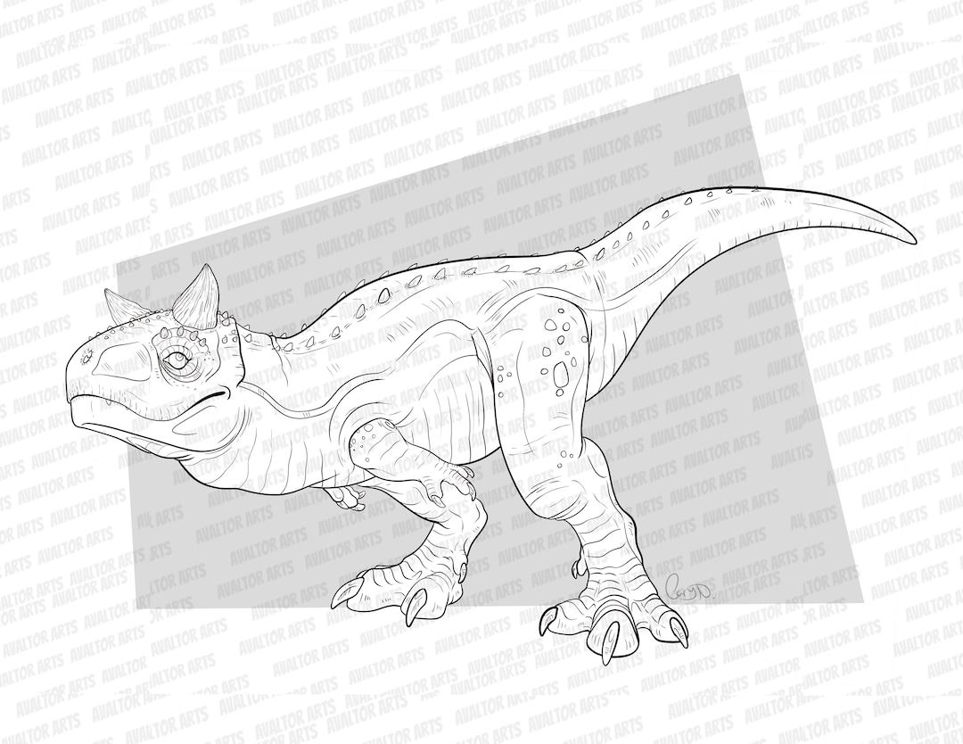 Camotaurus Coloring Page - Etsy