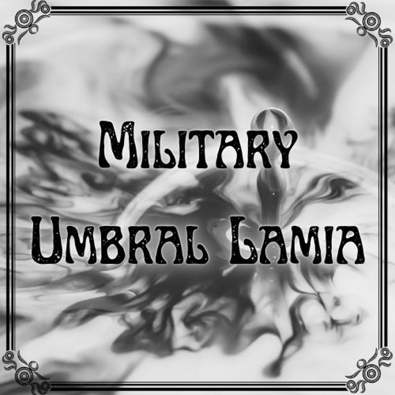 Military Umbral Lamia Companion Custom Conjure | Etsy