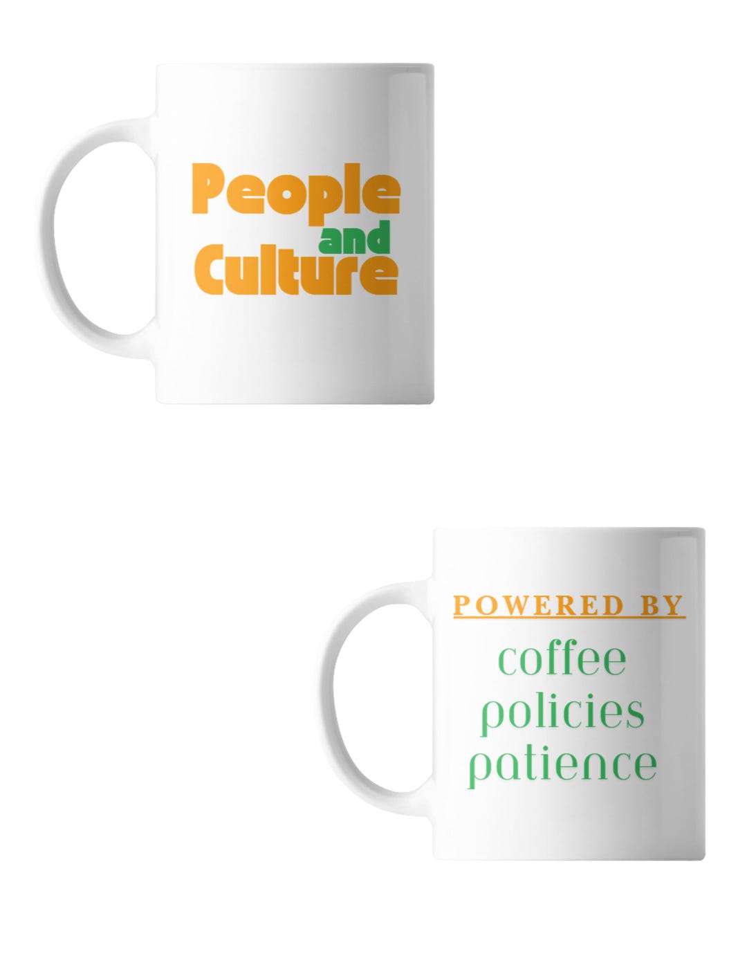 HR Appreciation Mug: People & Culture Gift - Coffee, Policies, Patience ...