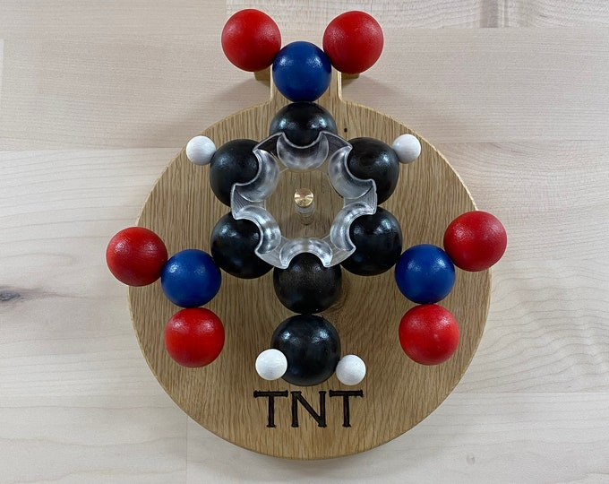 Wooden TNT Molecule Model - Etsy
