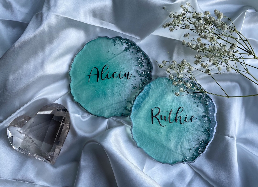 Personalized Resin Coasters - Resin Coaster, Jewelry Coaster, Home ...