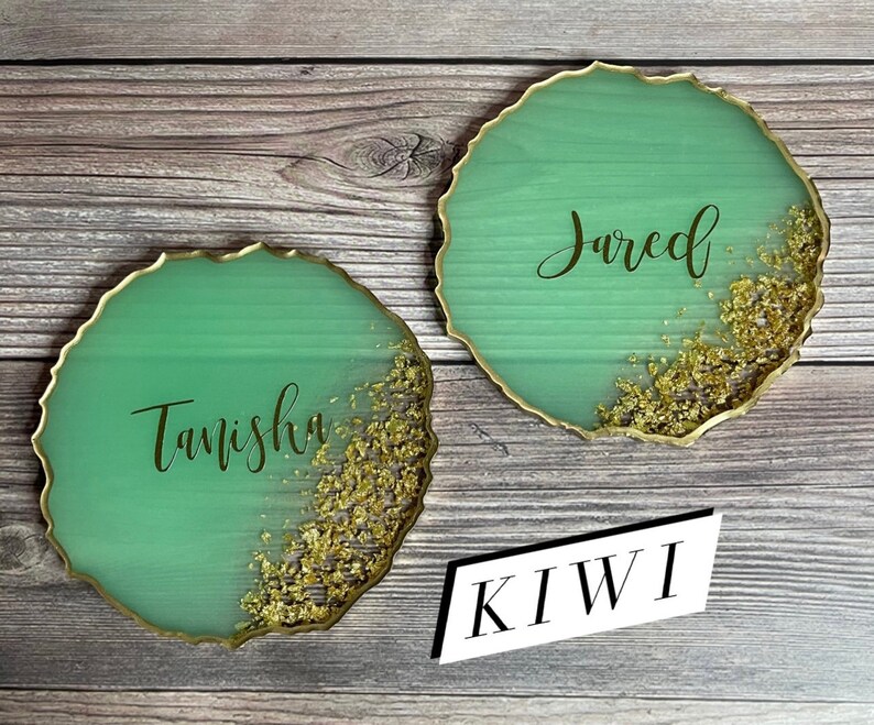 Personalized Resin Coasters Resin Coaster Jewelry Coaster - Etsy
