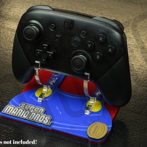 Nintendo Switch Pro Controller Super Mario Bros. Edition Acrylic Display Stand - Etsy
