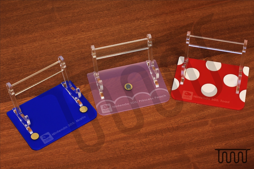 Nintendo 3DS Club Nintendo Limited Edition Acrylic Handheld Console ...