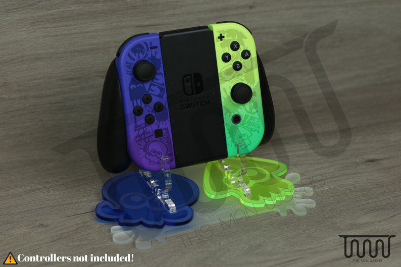 Acrylic Display Stand for Nintendo Switch Joy-con Controller Splatoon 3 ...