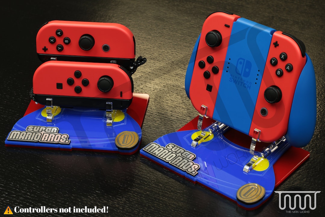 Nintendo Switch Joy-con Super Mario Bros. Edition Acrylic Display Stand ...