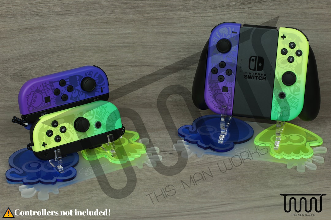 Acrylic Display Stand for Nintendo Switch Joy-con Controller Splatoon 3 ...