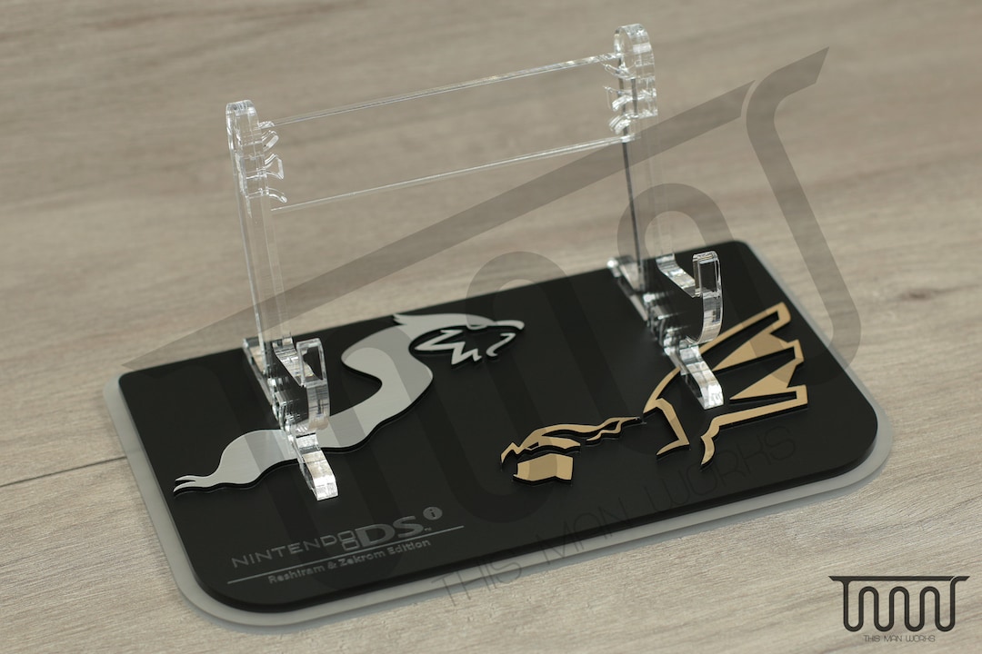 Acrylic Display Stand for Nintendo Dsi Pokémon Reshiram and Zekrom ...