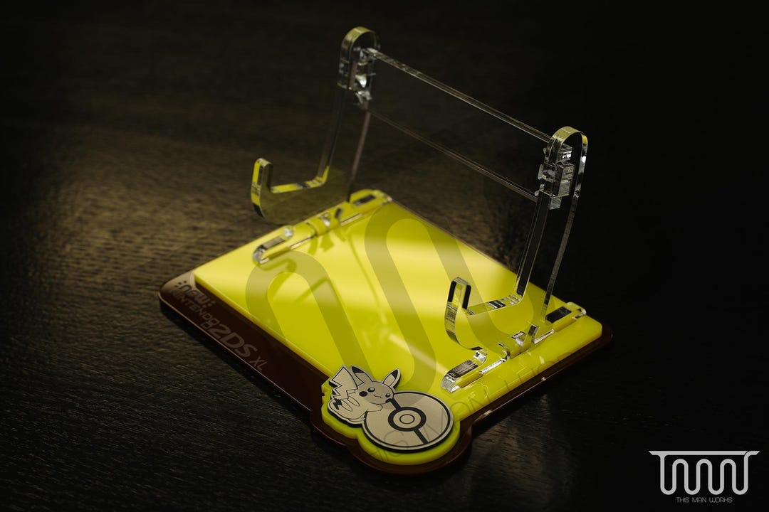 Acrylic Display Stand for NEW Nintendo 2DS XL Pikachu Edition Handheld ...