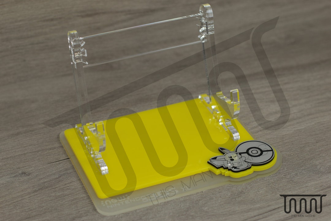 Acrylic Display Stand for NEW Nintendo 3DS XL Pikachu Yellow Edition ...