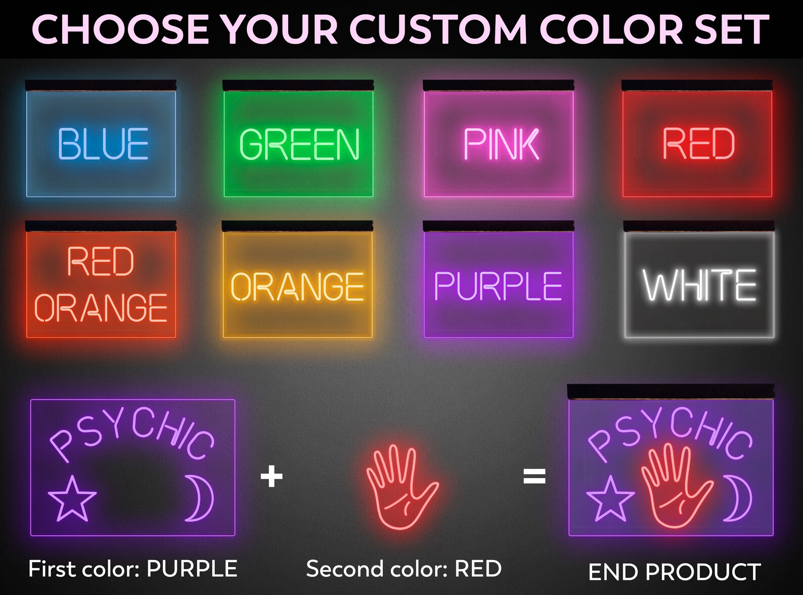 Psychic Neon Signpsychic Led Signpsychic Light Signpsychic - Etsy