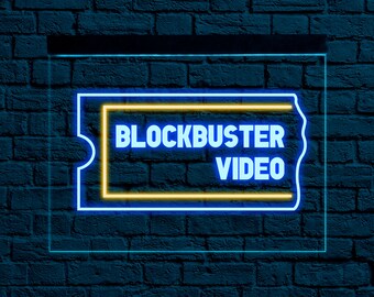 Blockbuster Neon Sign - Etsy