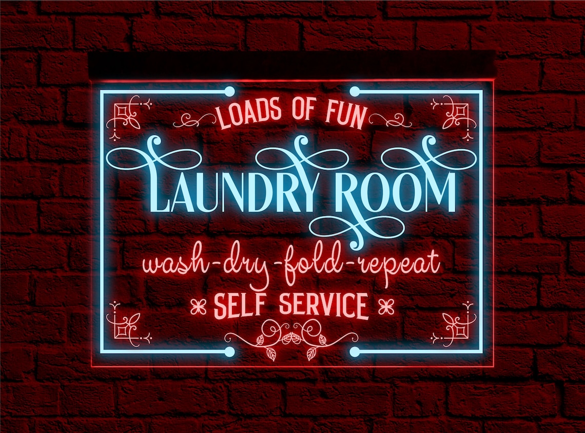 Laundry Room Decor Sign, Laundry Room Neon Sign,laundry Room Led Sign ...